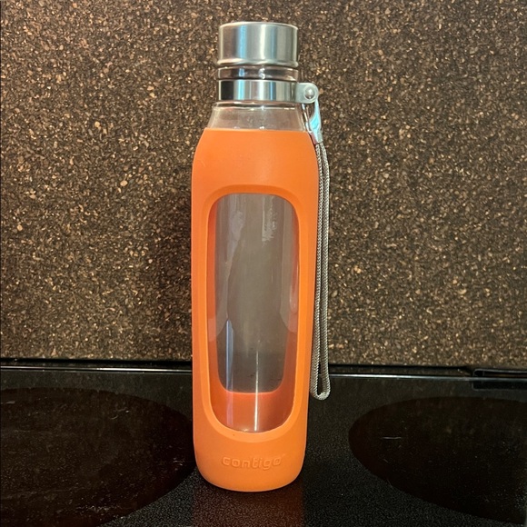 Contigo | Cell Phones & Accessories | Contigo Orange Glass Bottle With ...